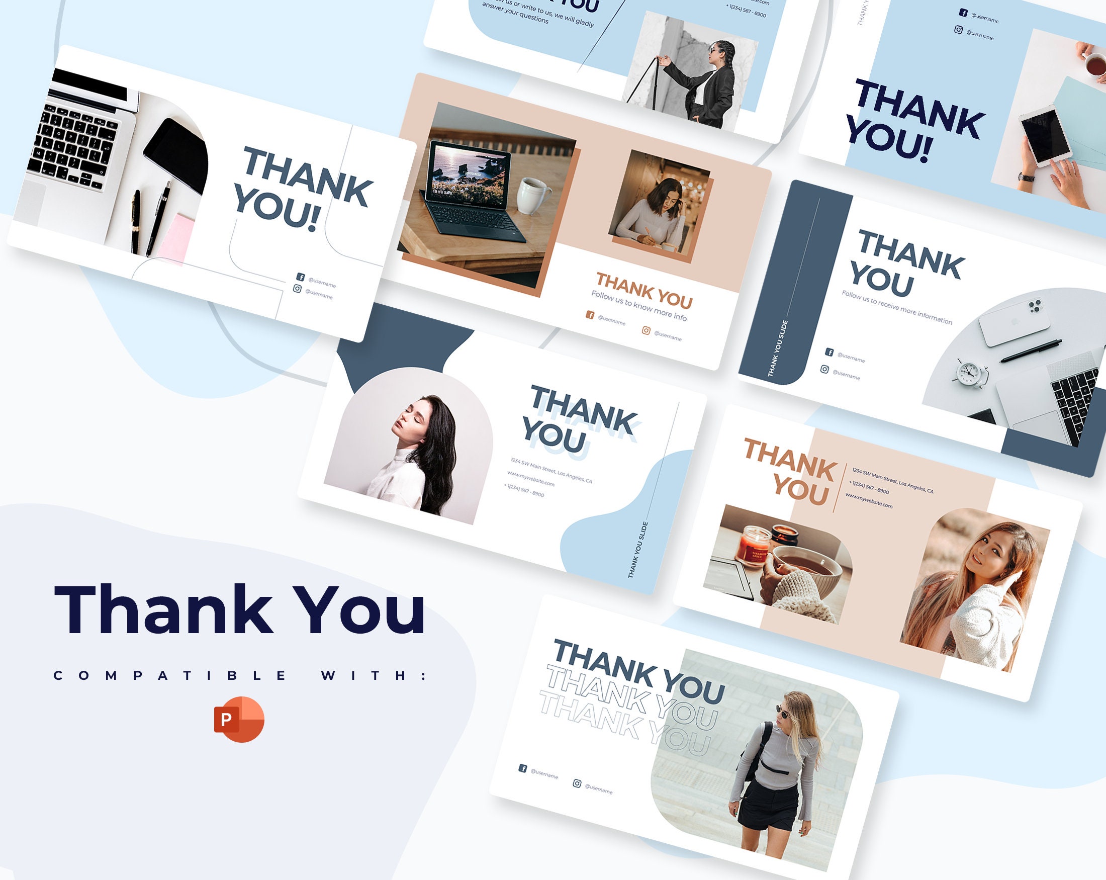 Thank You Infographics | Powerpoint Template, Template for Powerpoint ...