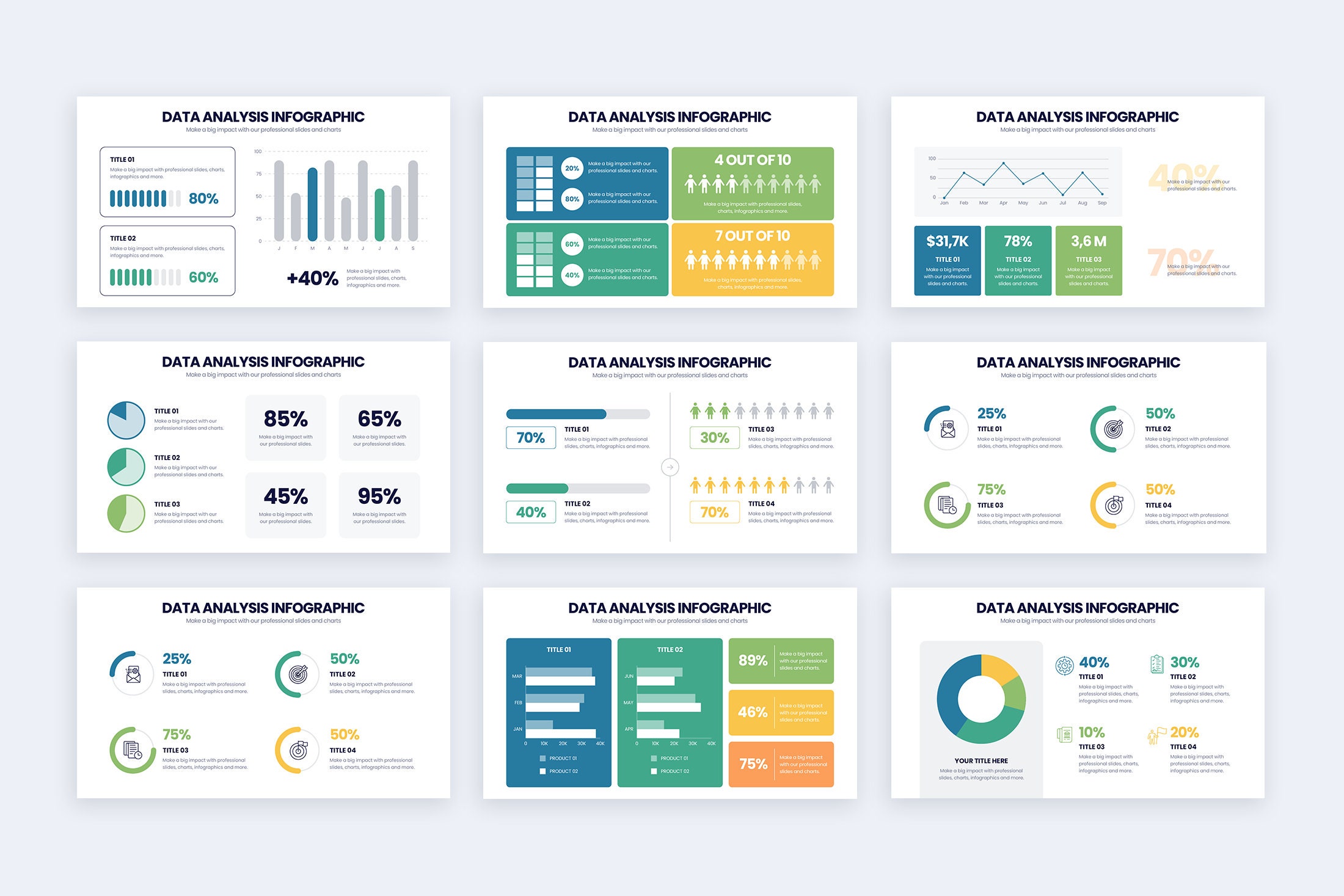 Data Analysis Infographics | Powerpoint Template, Template for ...