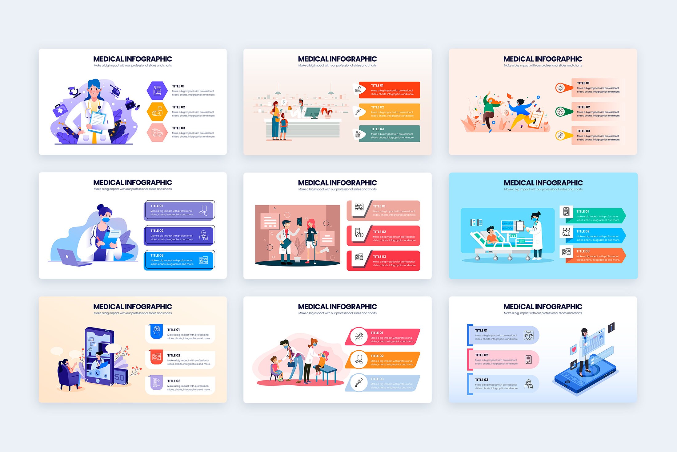Medical Infographics | Template for Illustrator | Easy to Edit - Etsy