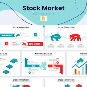 Stock Market Infographics | Google Slides Template, Template for Google ...
