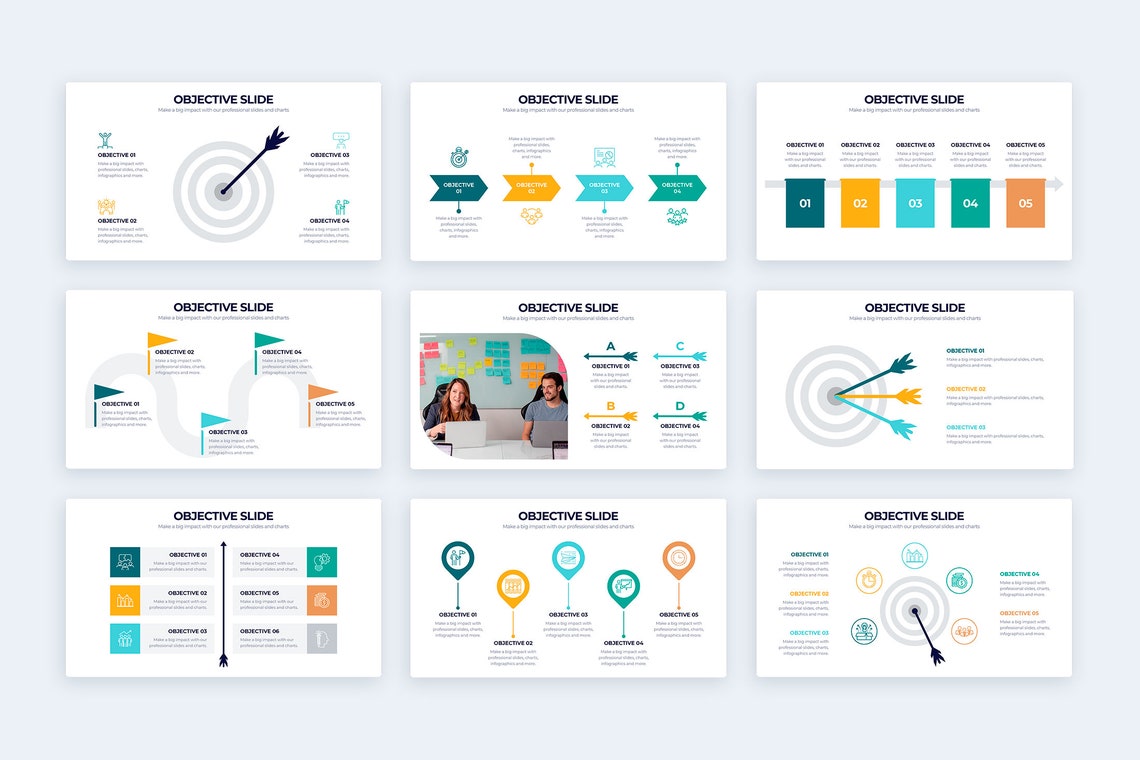Objective Infographic Slides | Template for Google Slides | Best Google ...