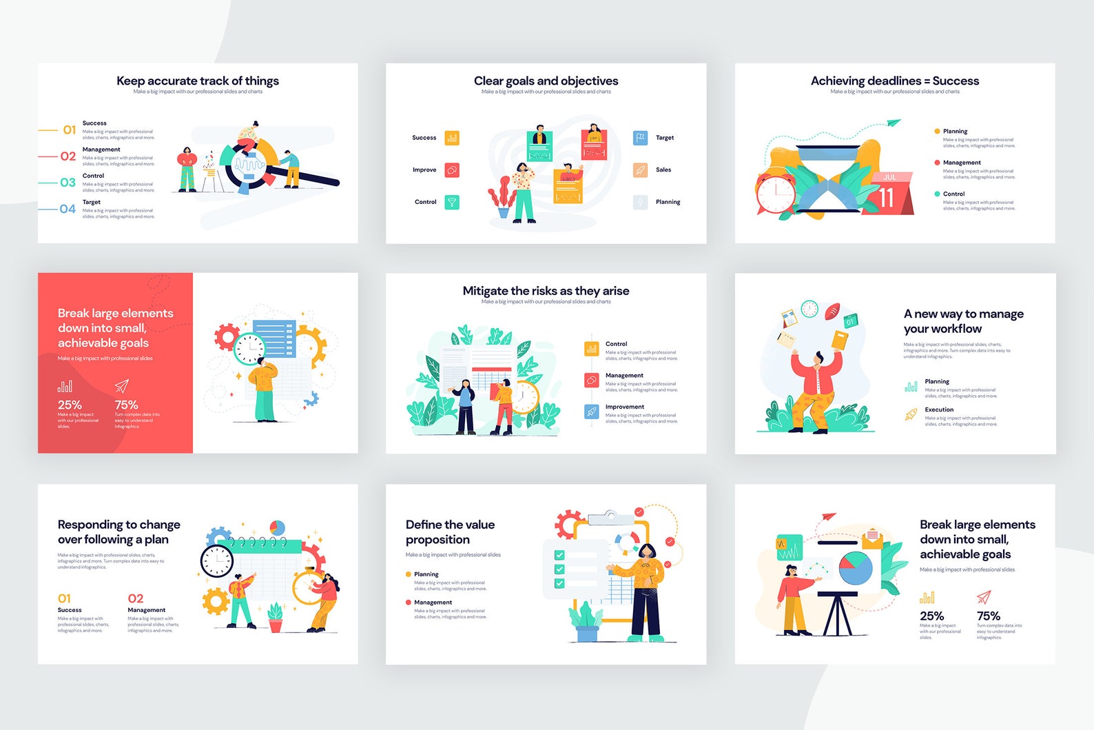 Project Management Infographic Templates | Diagrams for Powerpoint ...