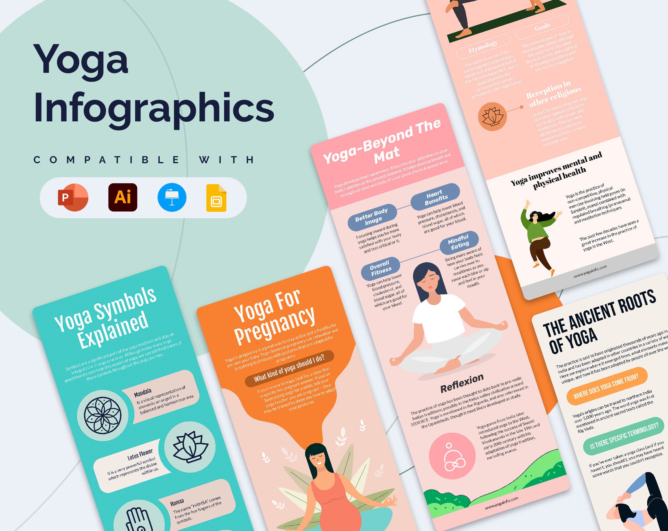 Infographic Tutorial Illustrator Beginners Meditation