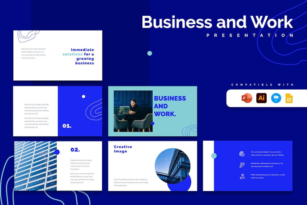 Business and Work Presentation Template | Powerpoint Template, Slides ...