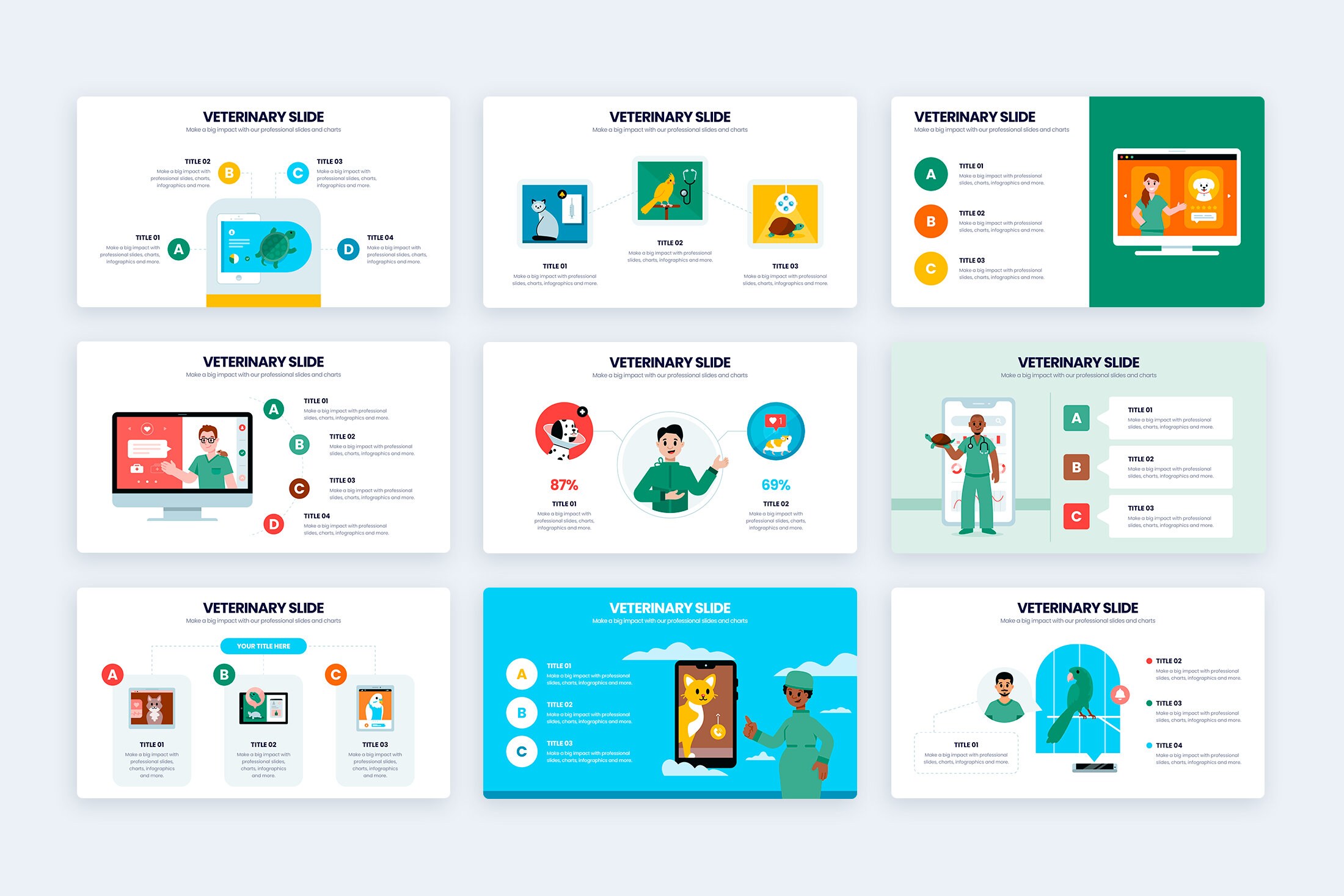 Veterinary Infographics | Template for Illustrator, Easy to Edit, Fully ...