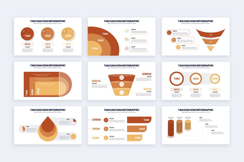 TAM SAM SOM Infographics Template for Google Slides Best Google Slide ...