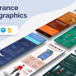 Insurance Vertical Infographic Templates | Diagrams for Powerpoint ...