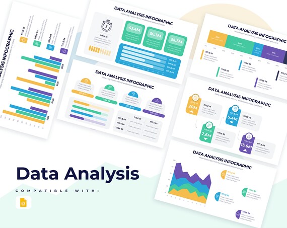 Data Analysis Infographics Template for Google Slides Best - Etsy
