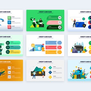 Credit Card Infographic Slides | Template for Google Slides | Best ...