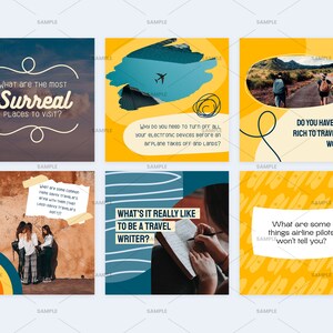 Travel Engagement Question Social Media | Canva Templates, Instagram ...