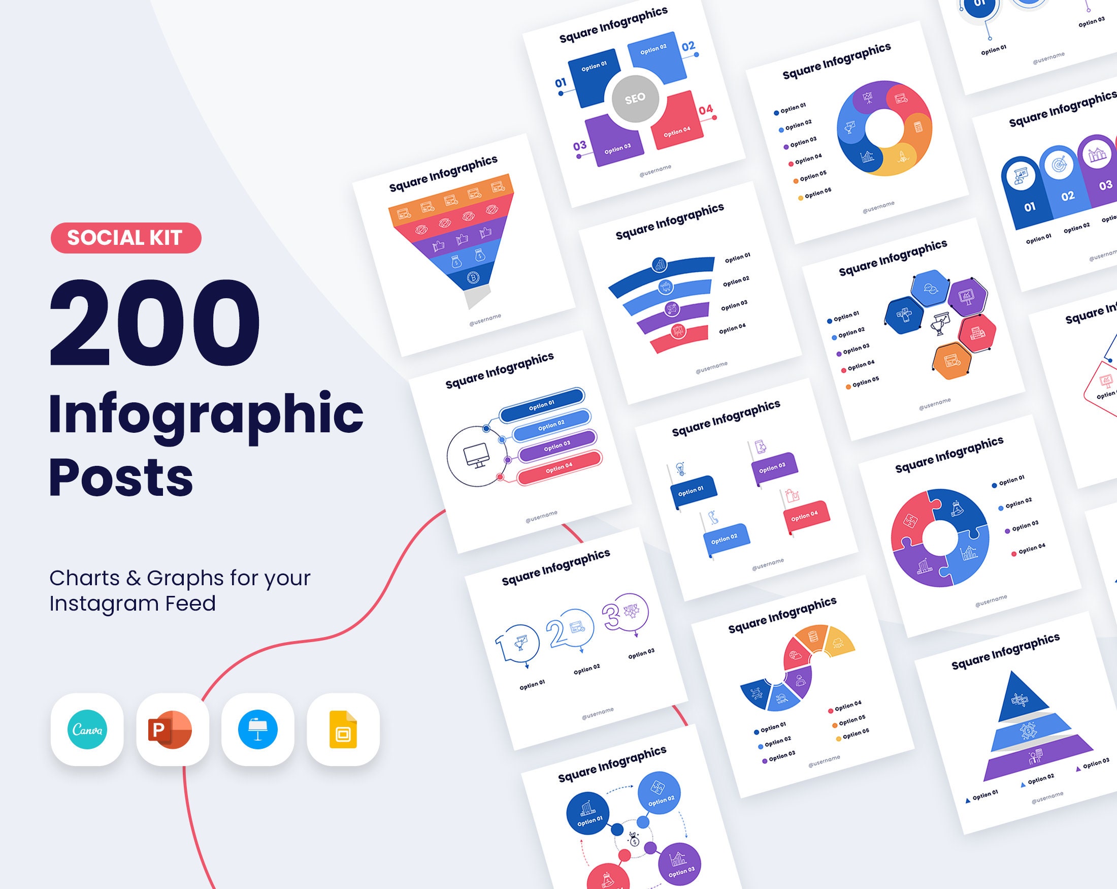 Infographic Posts for CANVA | Powerpoint | Keynote | Google Slides ...