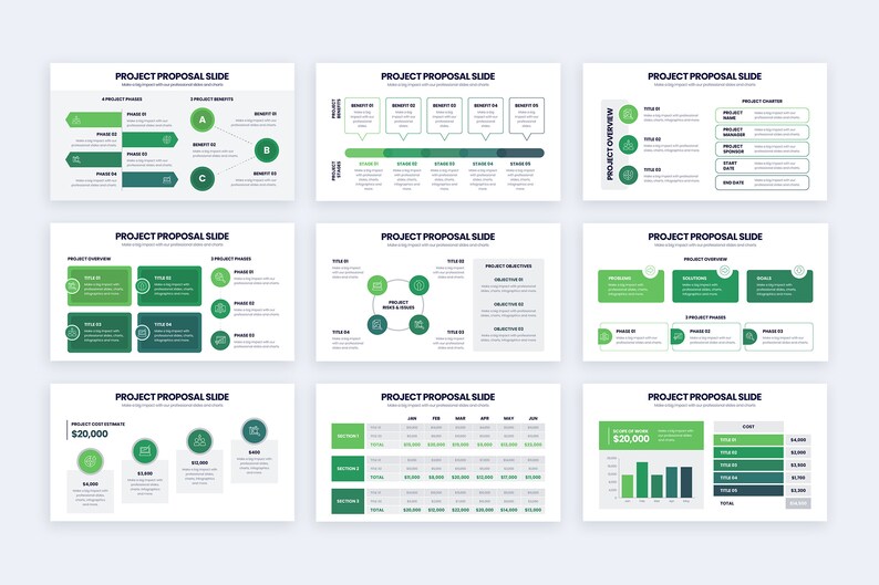 Project Proposal Infographics | Template for Keynote | Best Keynote ...