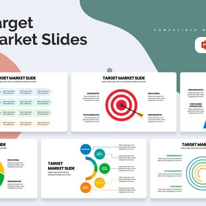 Target Market Slides Template for Powerpoint | Minimal Work | Modern ...