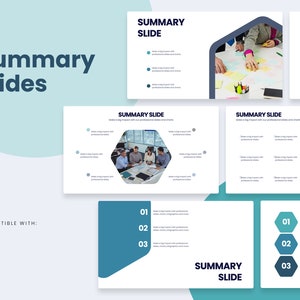 Summary Slides Template for Google Slides | Minimal Work | Modern ...