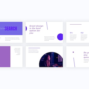 Purple Presentation Template | Powerpoint Template, Slides for Keynote ...