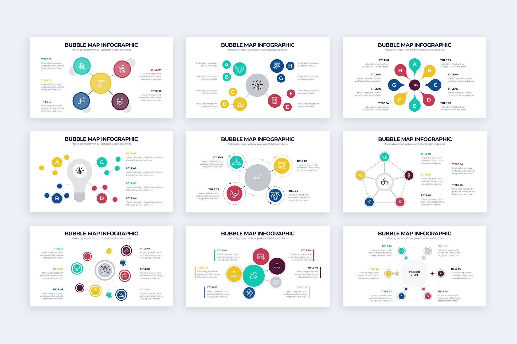 Powerpoint Bubble Chart Template