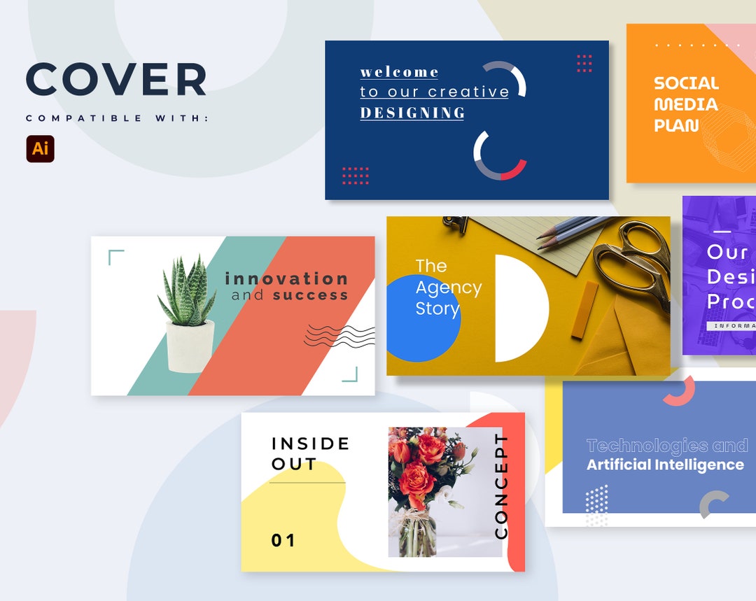 Infografía de portada / Plantilla para Illustrator / Mejor - Etsy México