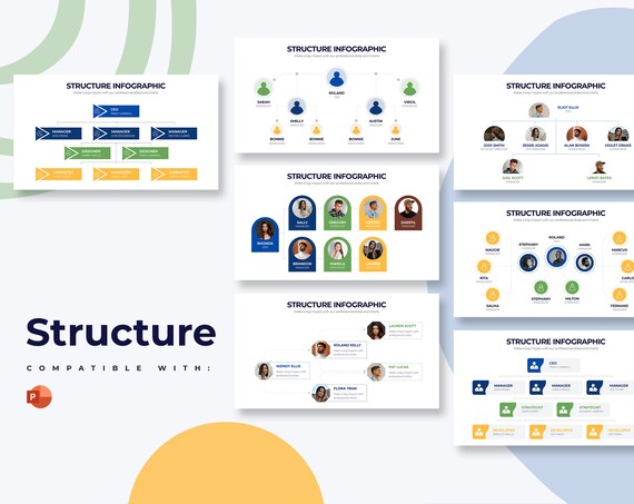Structure Infographics Powerpoint Template Template for - Etsy