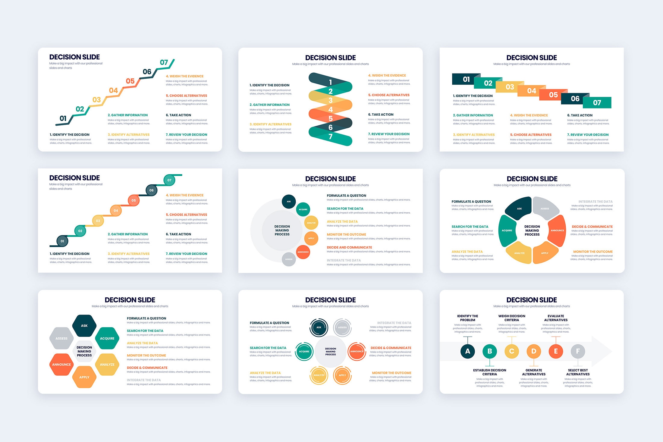 Entscheidung Infografiken | Vorlage für Powerpoint | Beste Powerpoint ...