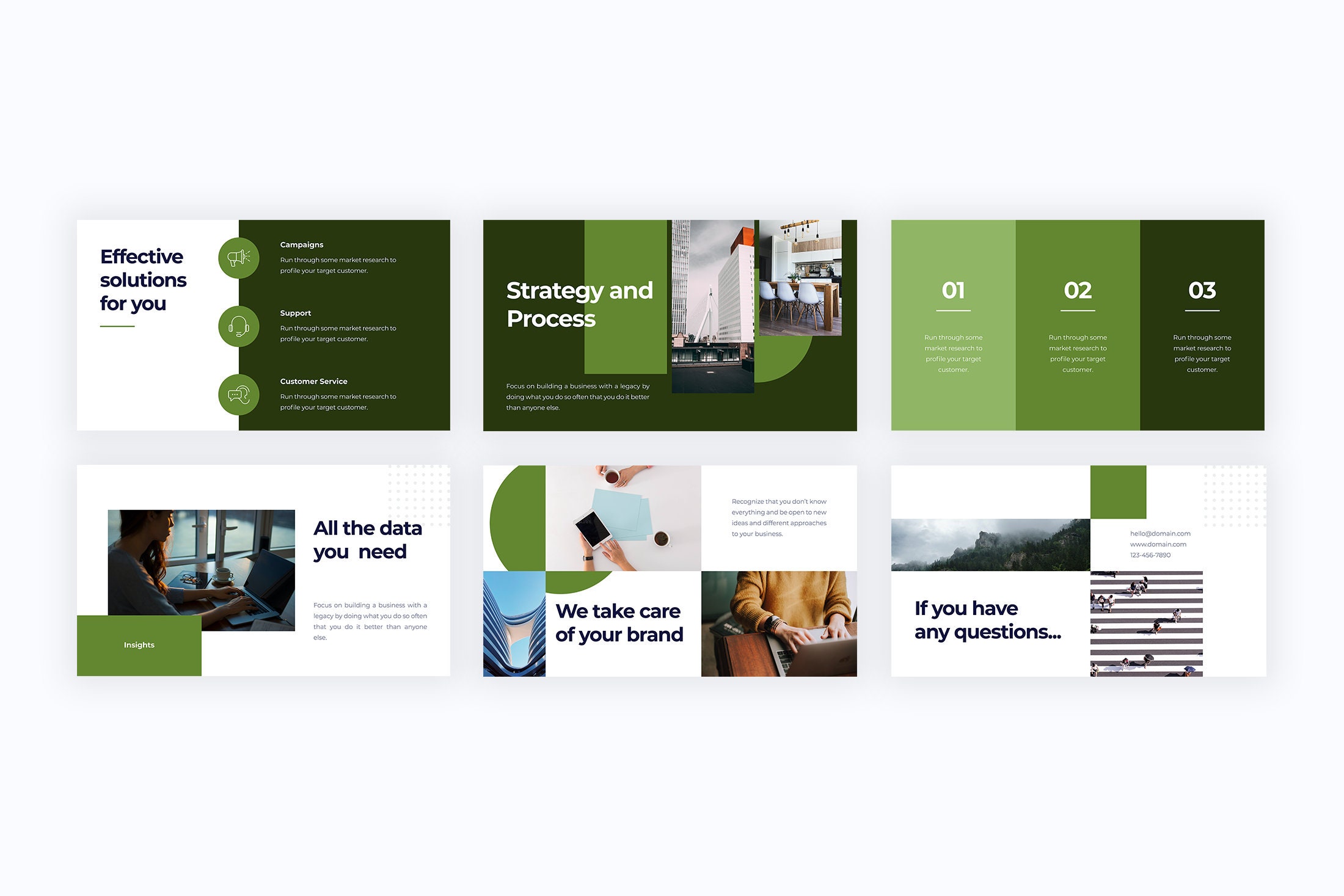 Marketing Agency Presentation Template | Powerpoint Template, Slides ...