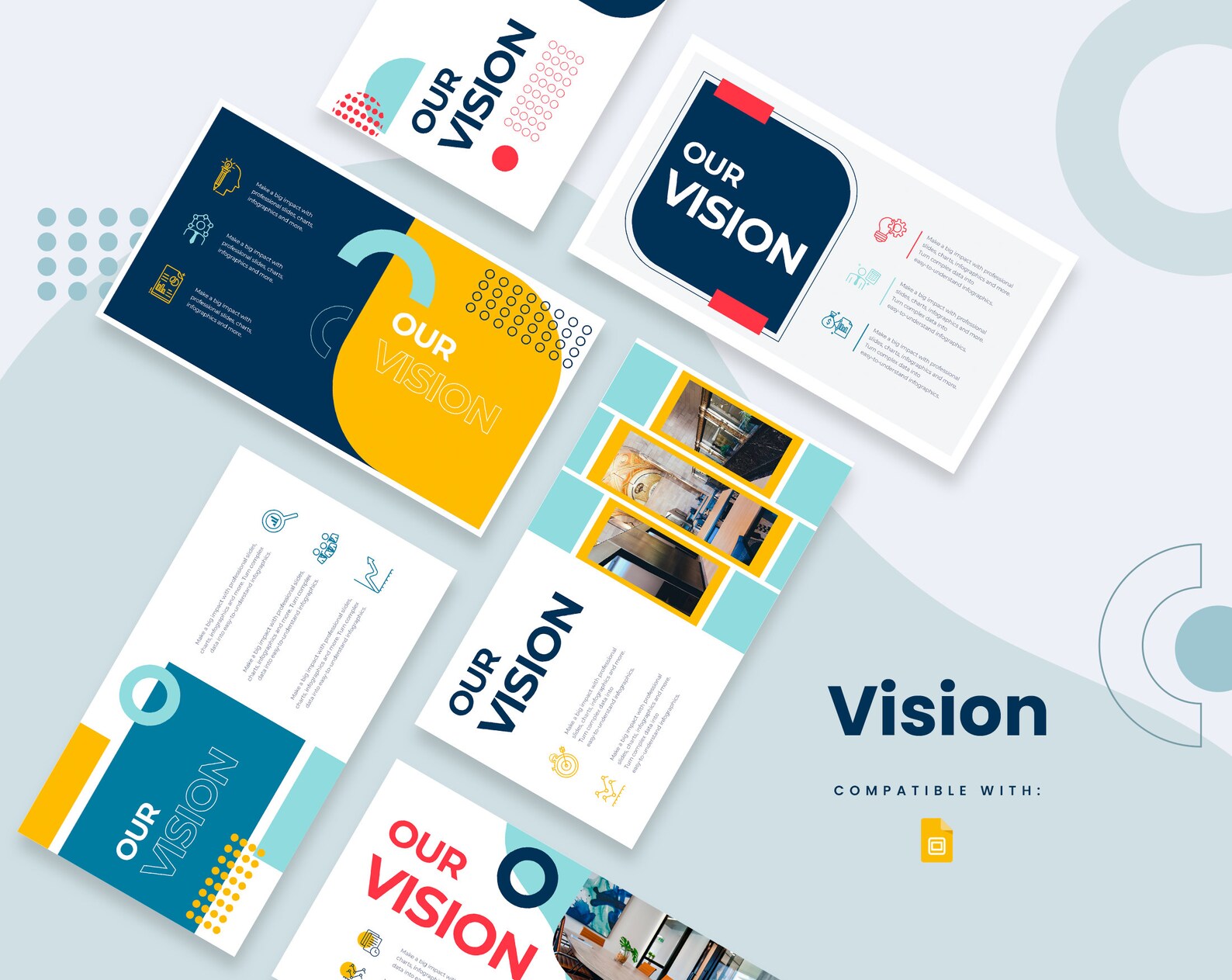 Vision Infographic Slides Template for Google Slides Best Google Slides ...