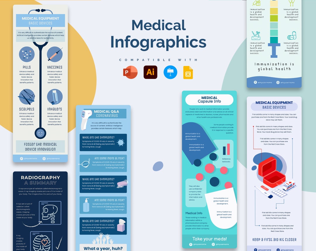 Medical Vertical Infographic Templates | Diagrams for Powerpoint ...