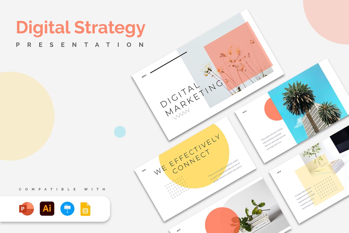 Digital Strategy Presentation Template | Powerpoint Template, Slides ...