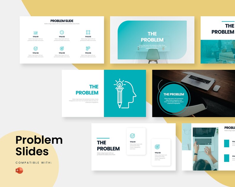 Problem Slides Template for Powerpoint | Minimal Work | Modern | Best ...