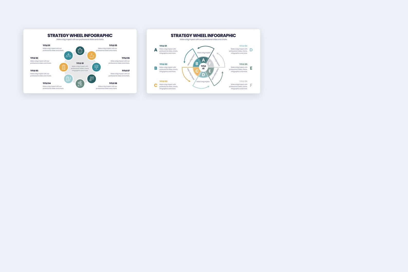 Strategy Wheel Infographics Template for Google Slides - Etsy