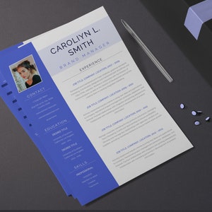 Nora Resume Template | Professional Microsoft Word CV Template ...