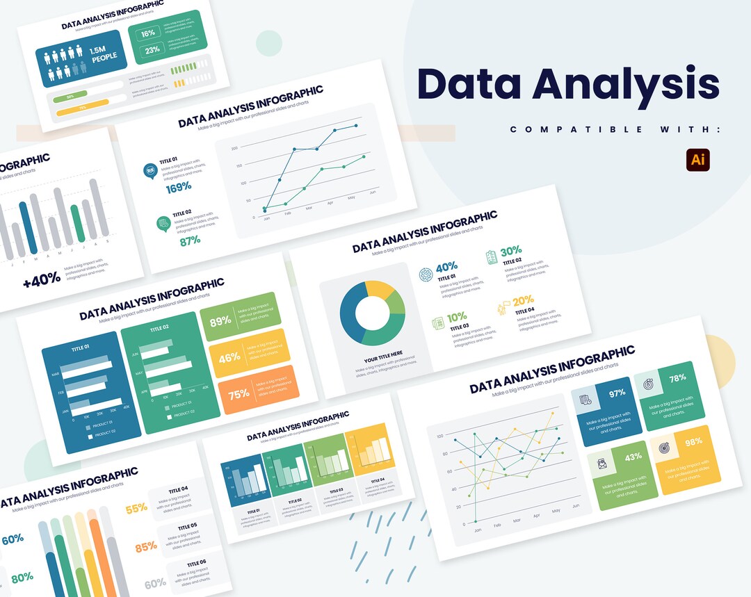 Data Analysis Infographics | Template for Illustrator | Best ...