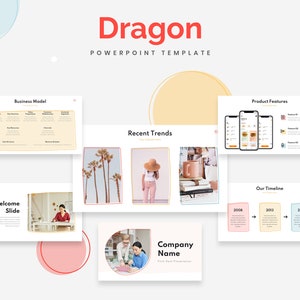 Dragon Startup Powerpoint Template | Presentations for Microsoft ...