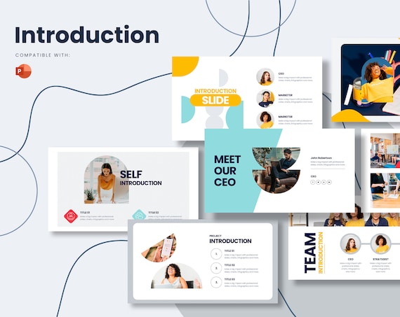 Introduction Infographics Template for Powerpoint Best - Etsy