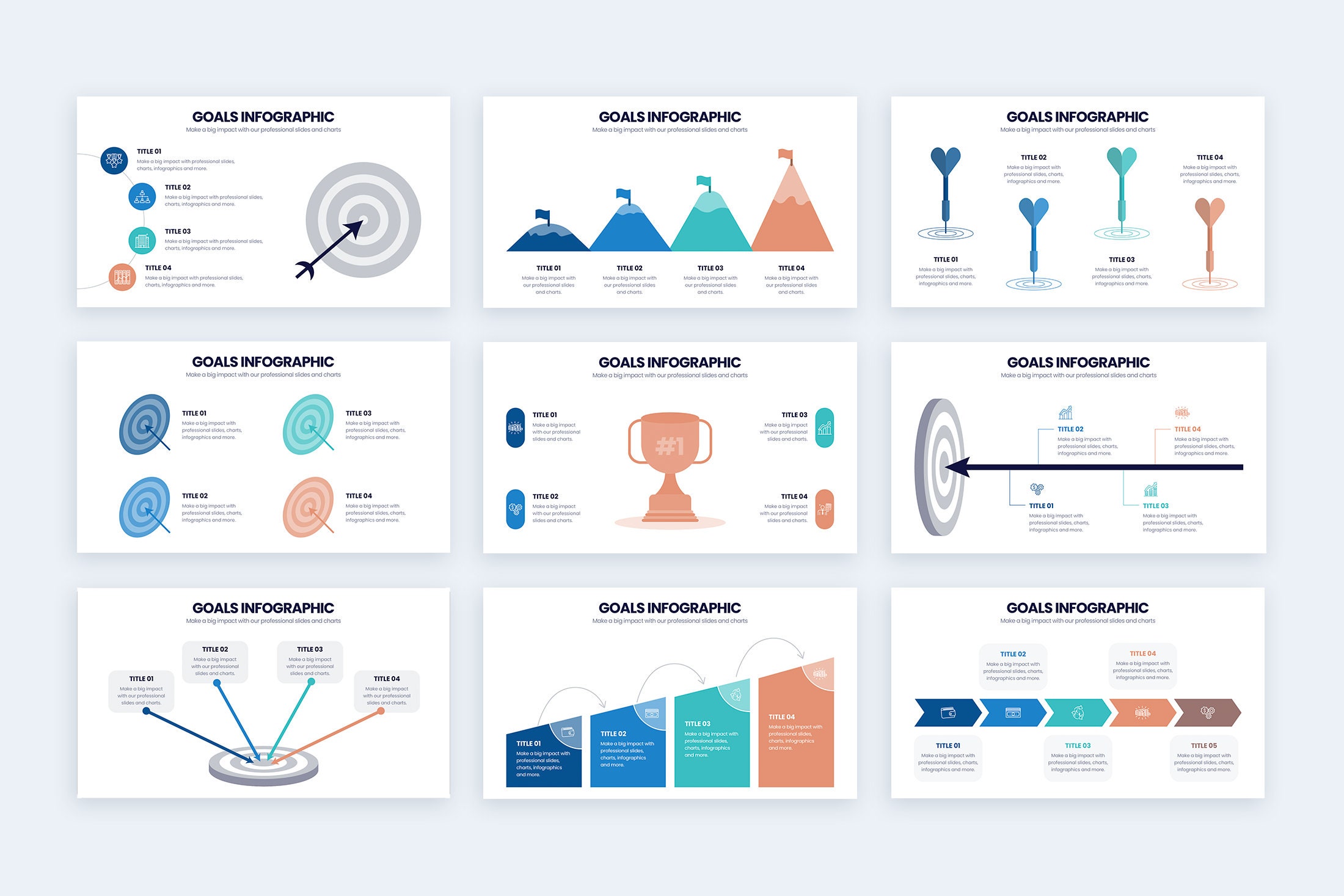 Goals Infographics | Powerpoint Template, Template for Powerpoint ...