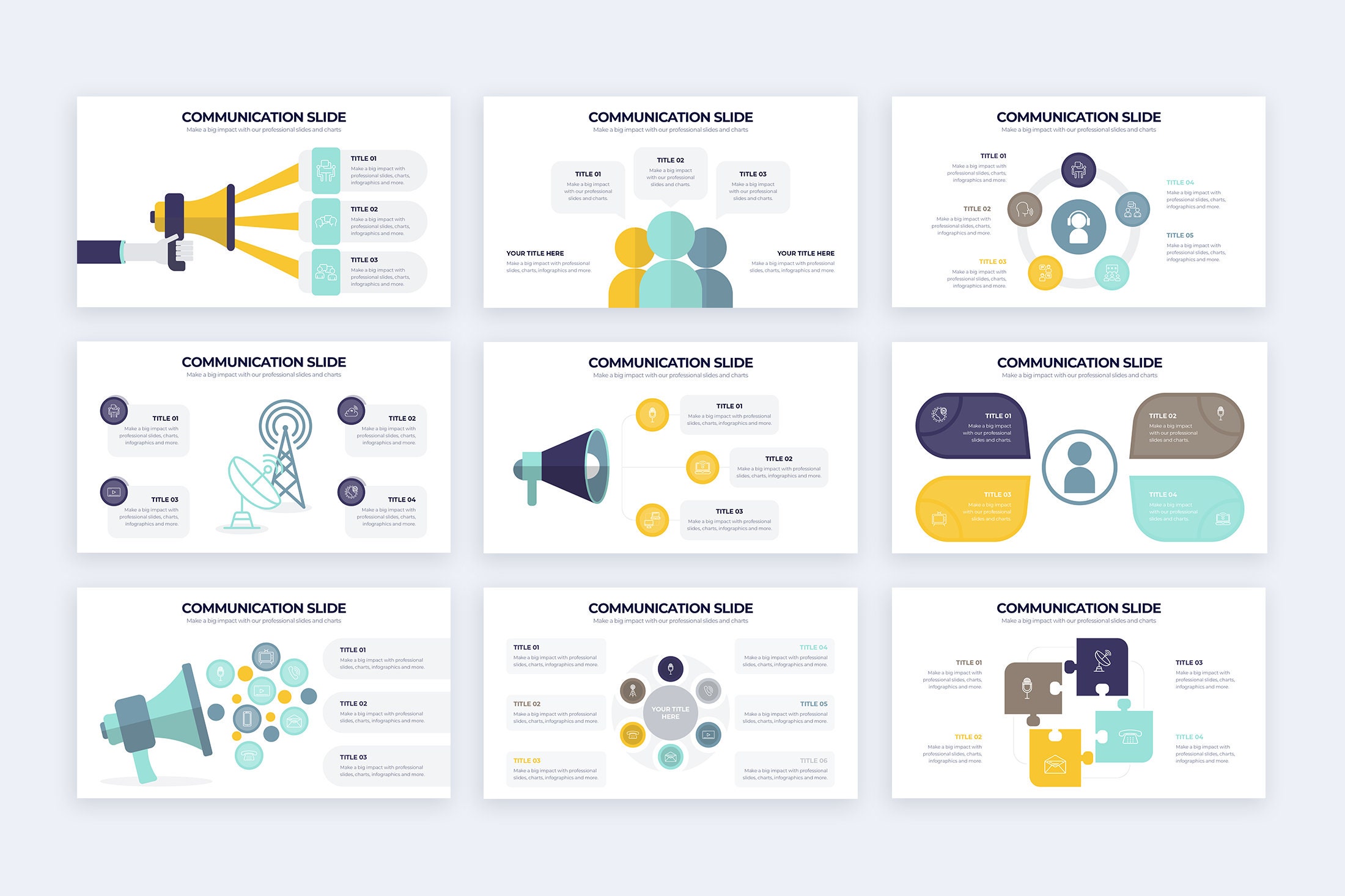 Communication Infographics | Powerpoint Template, Template for ...