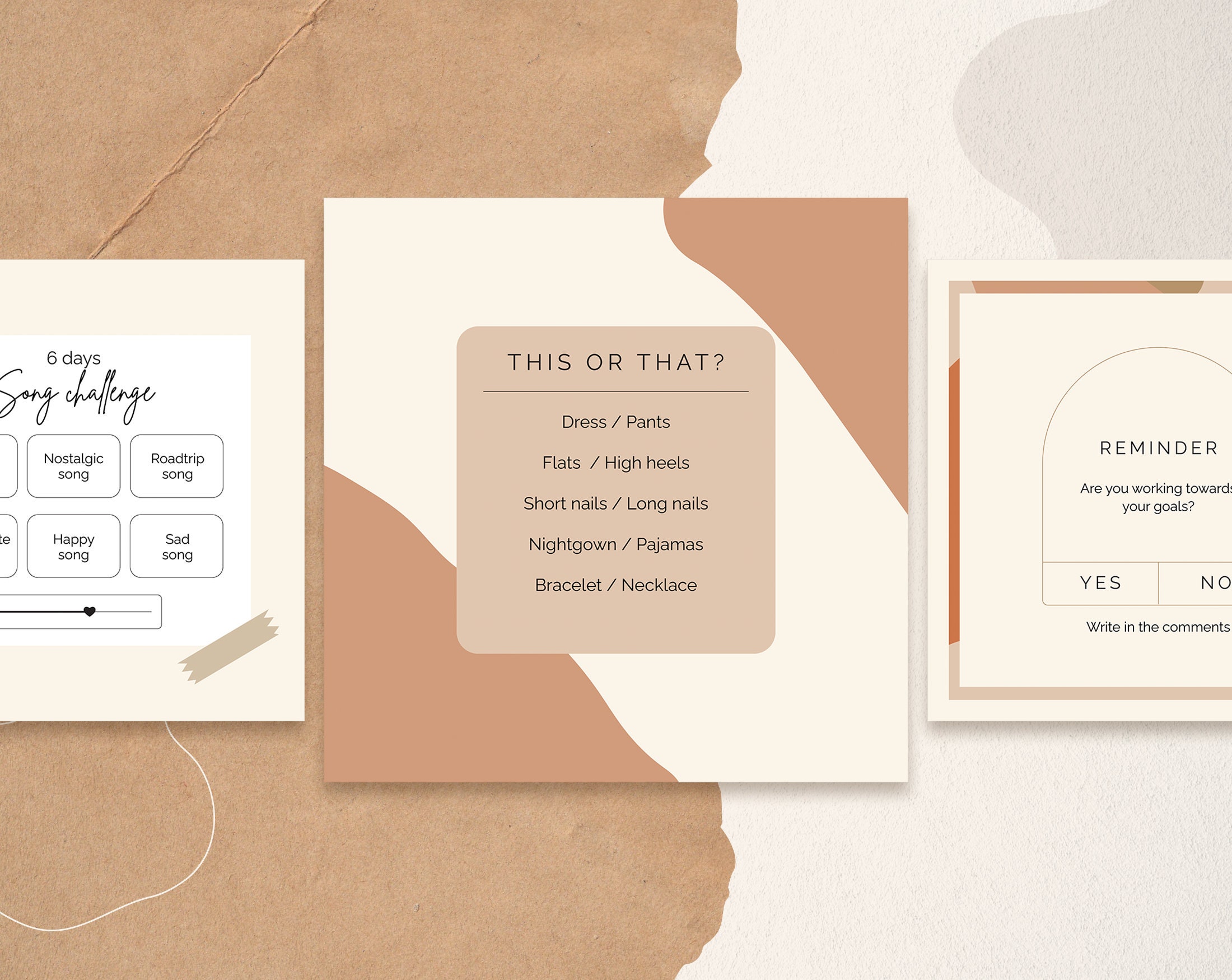 50 Games & Challenges Posts CANVA Templates | Easy to Edit | Increase ...
