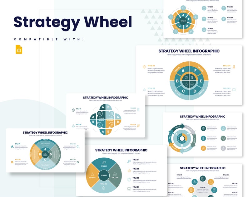 Strategy Wheel Infographics | Template for Google Slides | Best Google ...
