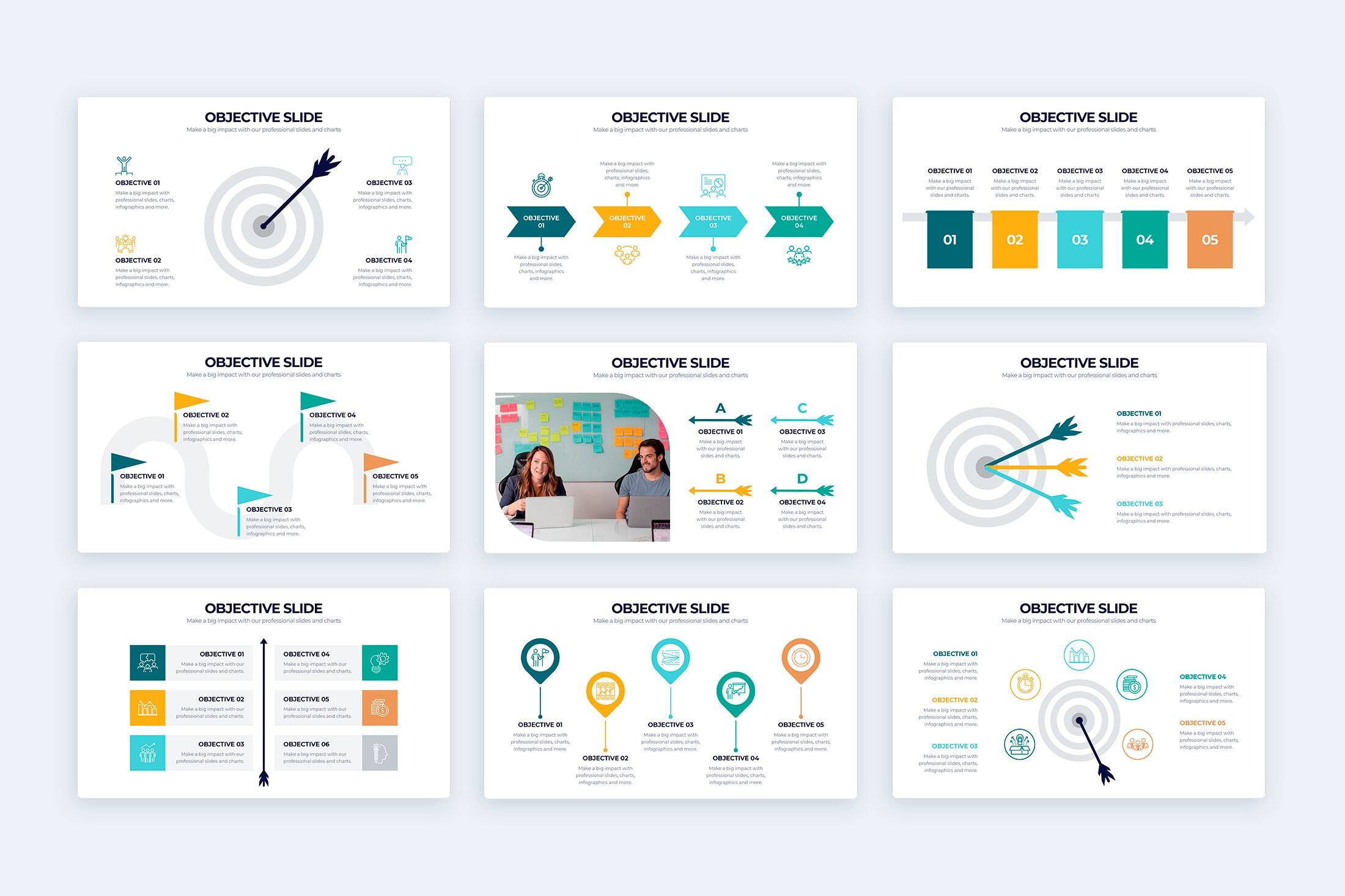 Objective Infographics | Template for Powerpoint | Best Powerpoint ...