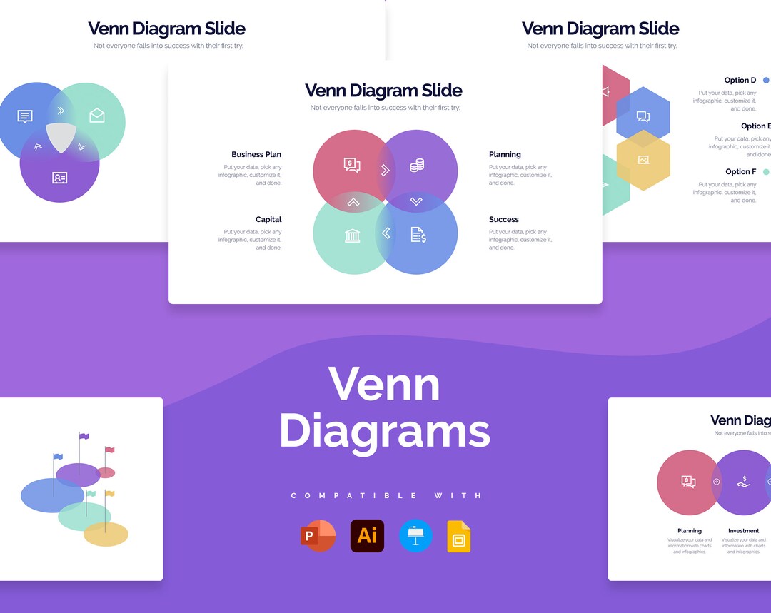 Venn Diagram Infographic Templates | Diagrams for Powerpoint ...