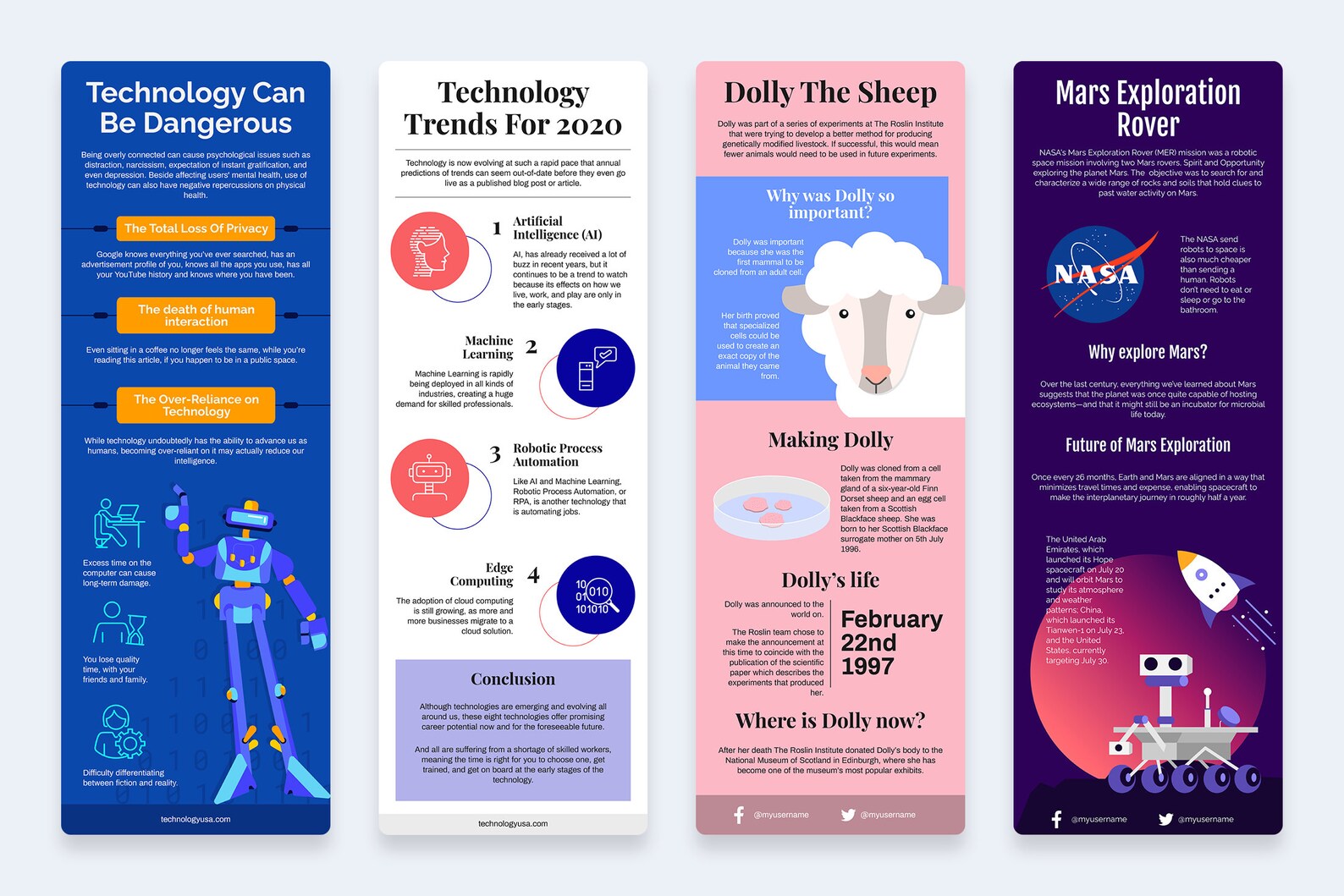 Technology Vertical Infographic Templates | Diagrams for Powerpoint ...
