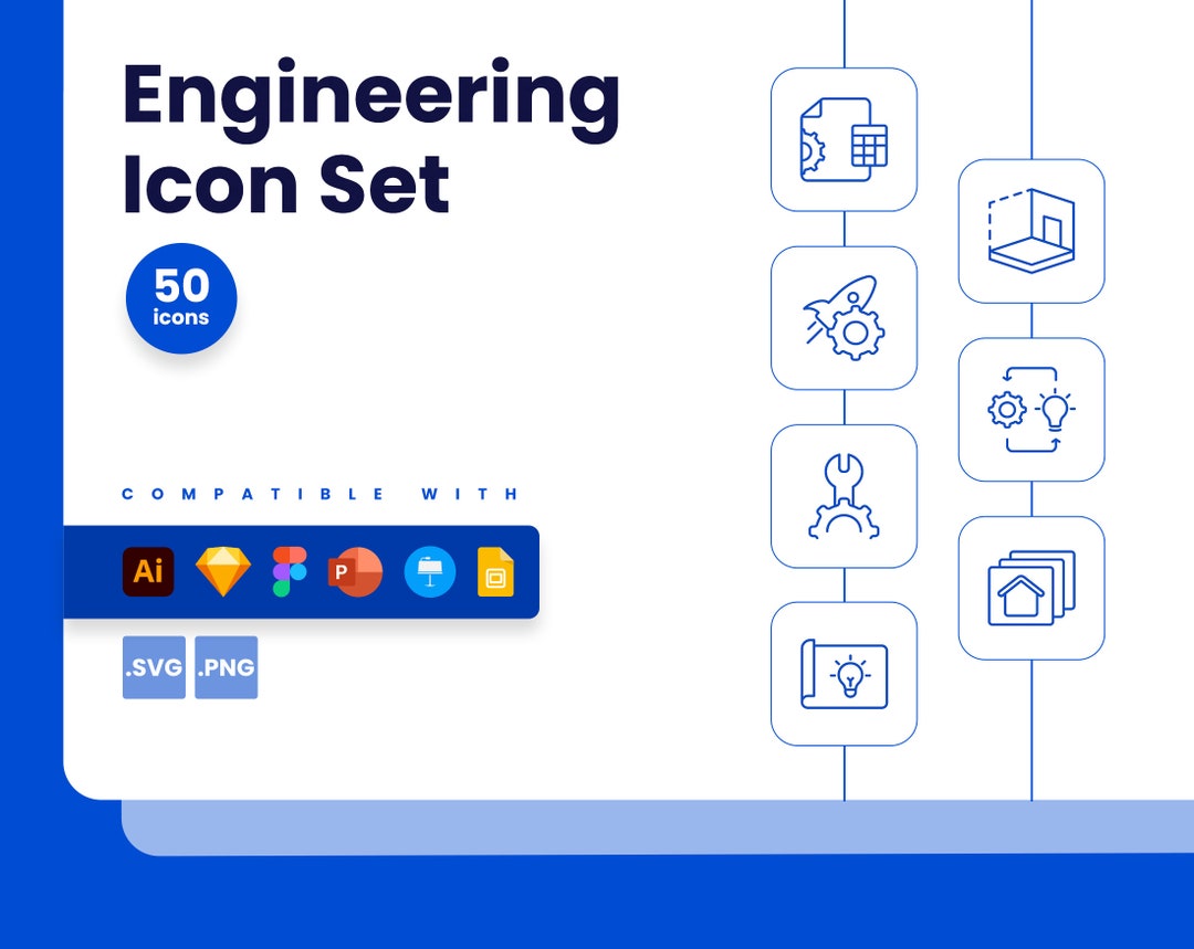 Engineering Icons | Vector Icons for Powerpoint, Keynote, Illustrator ...