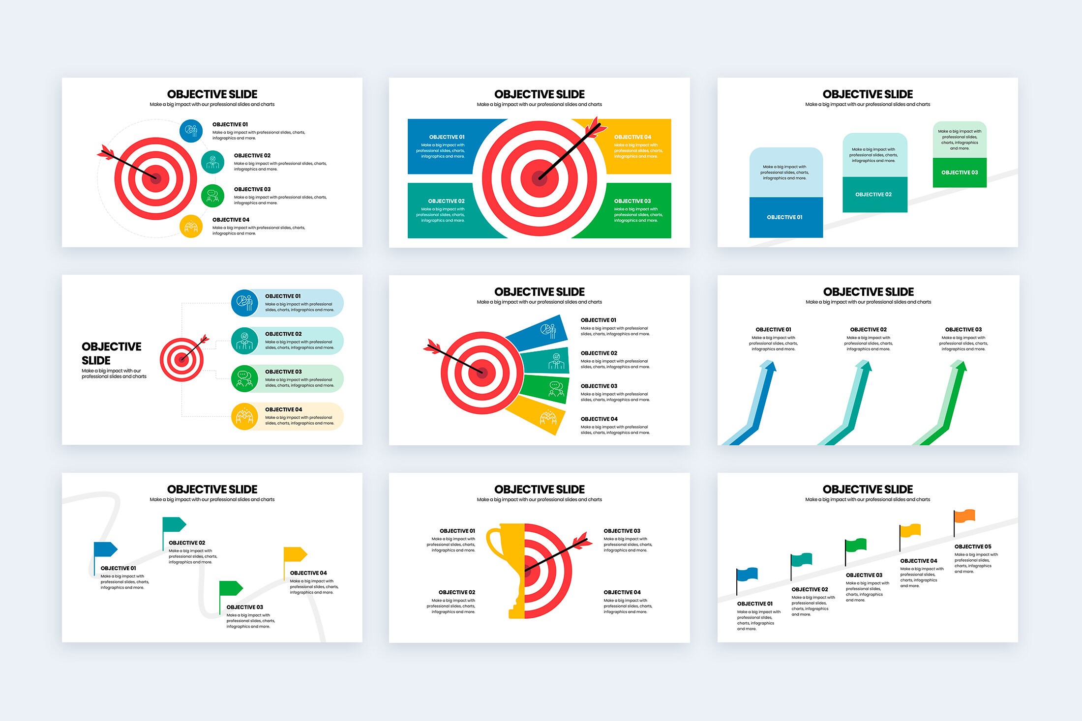Objective Slides Template for Google Slides | Minimal Work | Modern ...