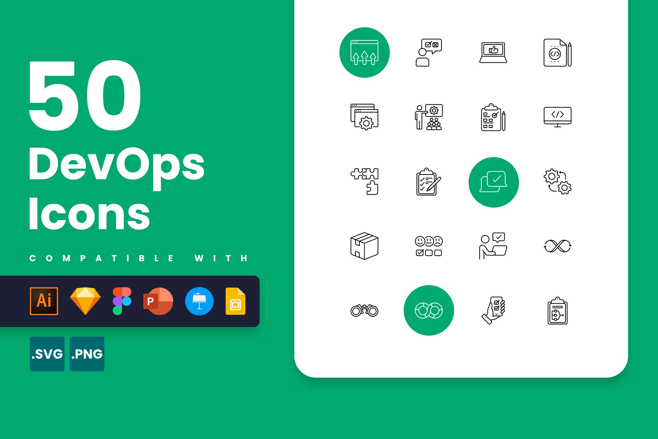 Devops Icons | Vector Icons for Powerpoint, Keynote, Illustrator ...