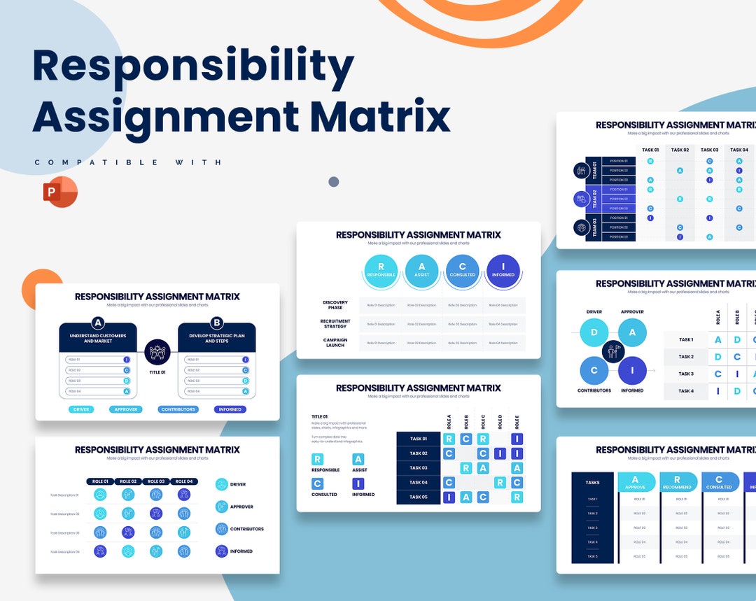 Responsibility Assignment Matrix Infographics Template for Powerpoint ...
