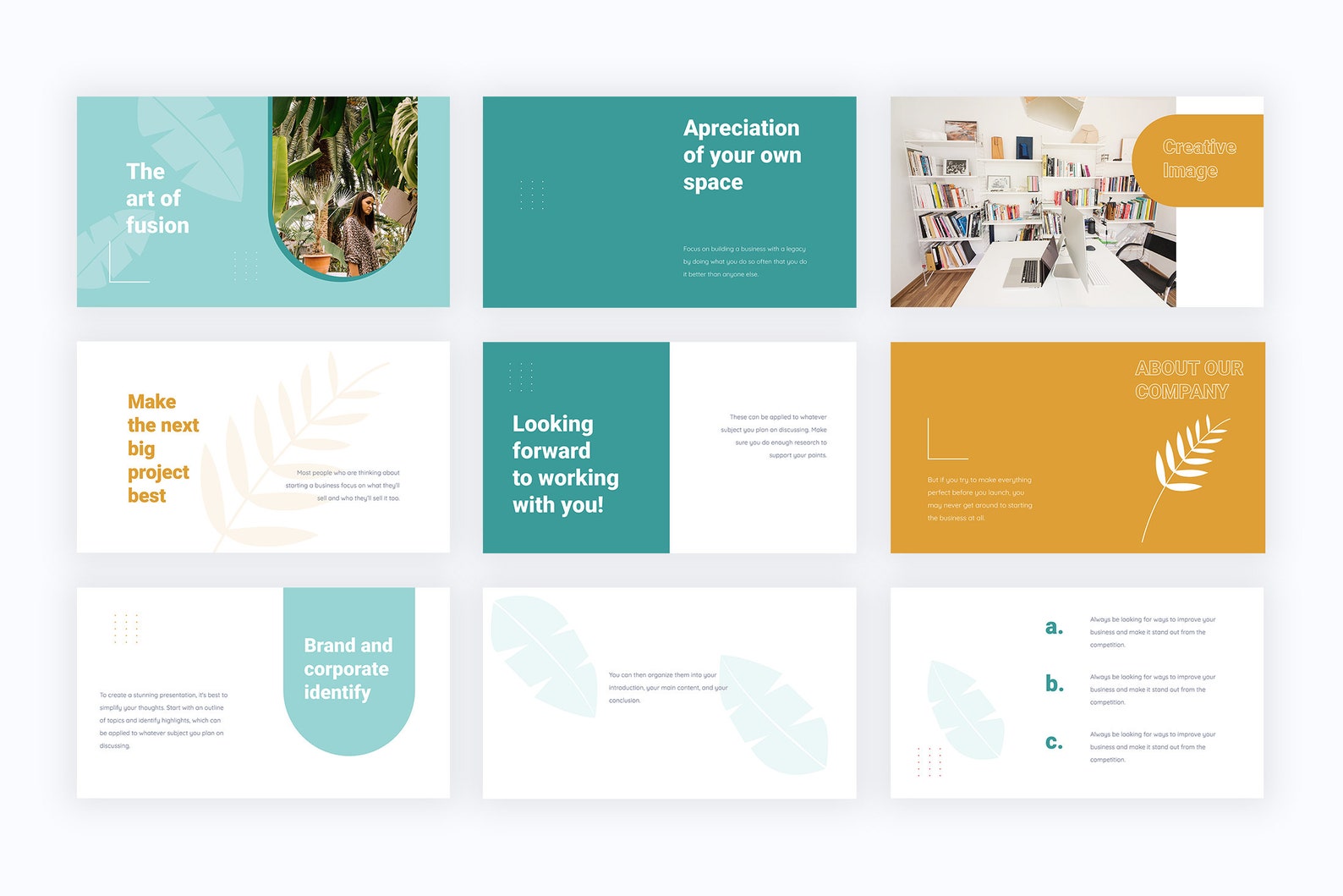 Marketing Fusion Presentation Template | Powerpoint Template, Slides ...