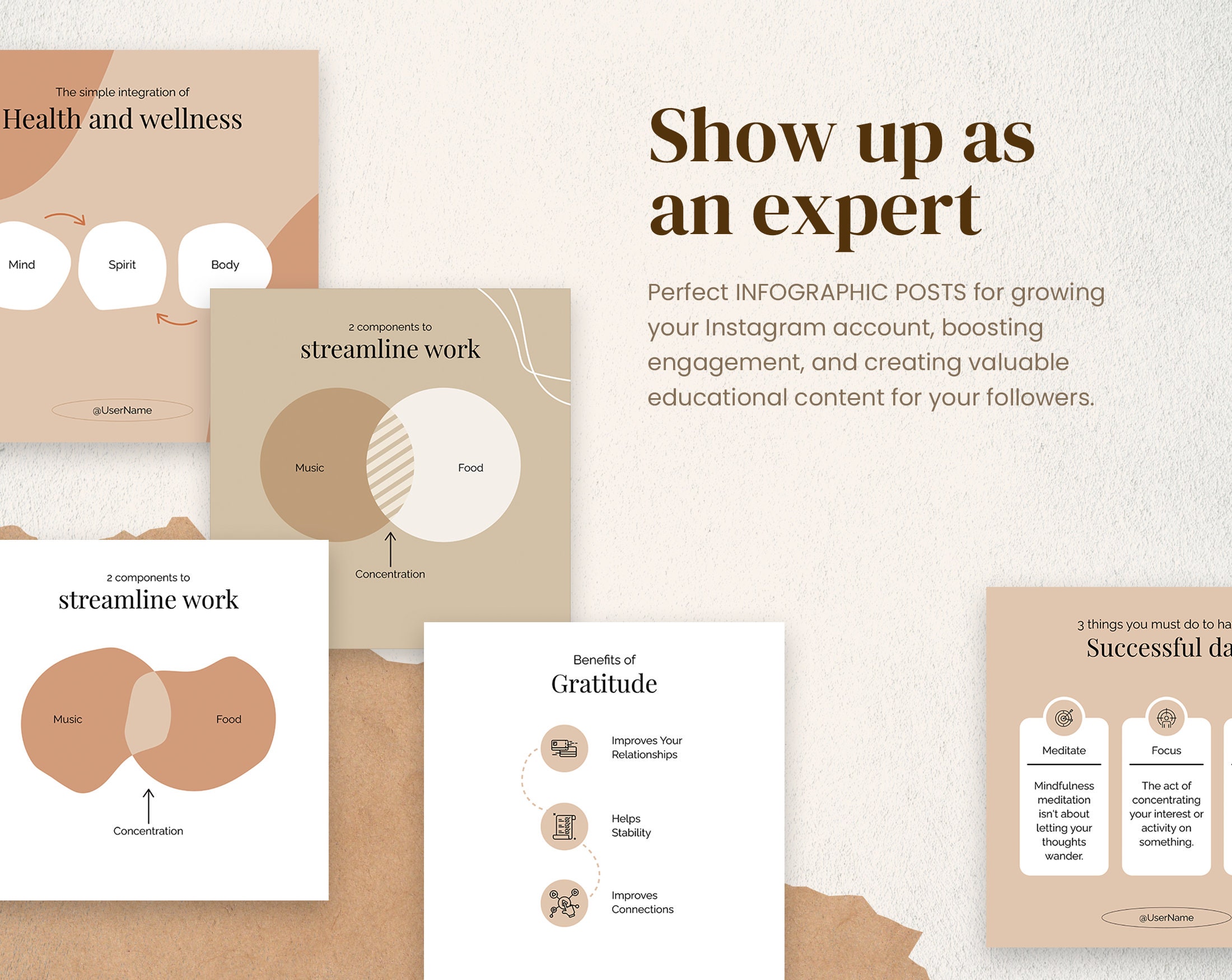 50 Infographic Posts CANVA Templates Easy to Edit Increase Instagram ...