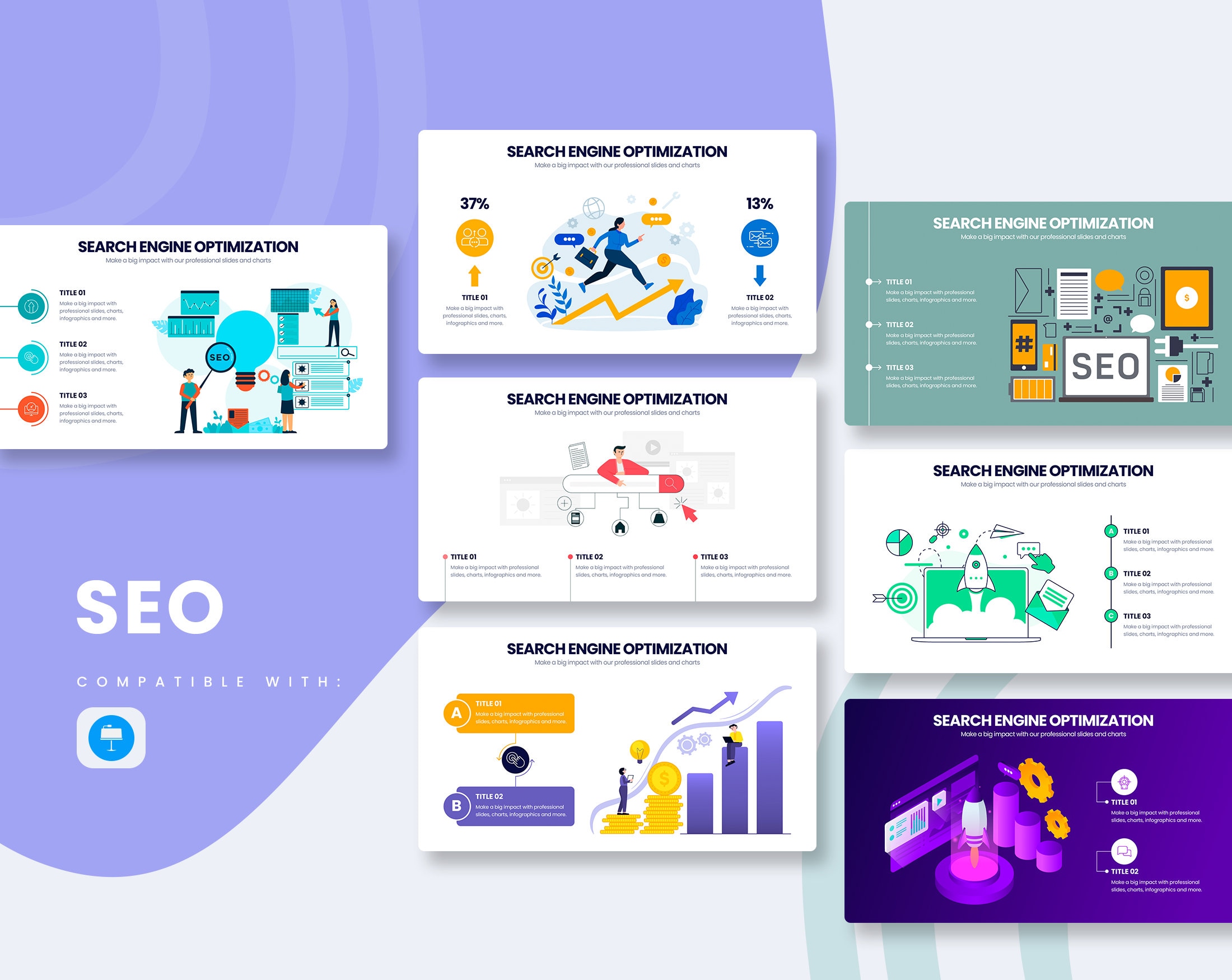 Infographic Seo Keynote Template