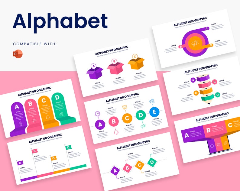 Alphabet Infographics | Template for Powerpoint | Best Powerpoint ...