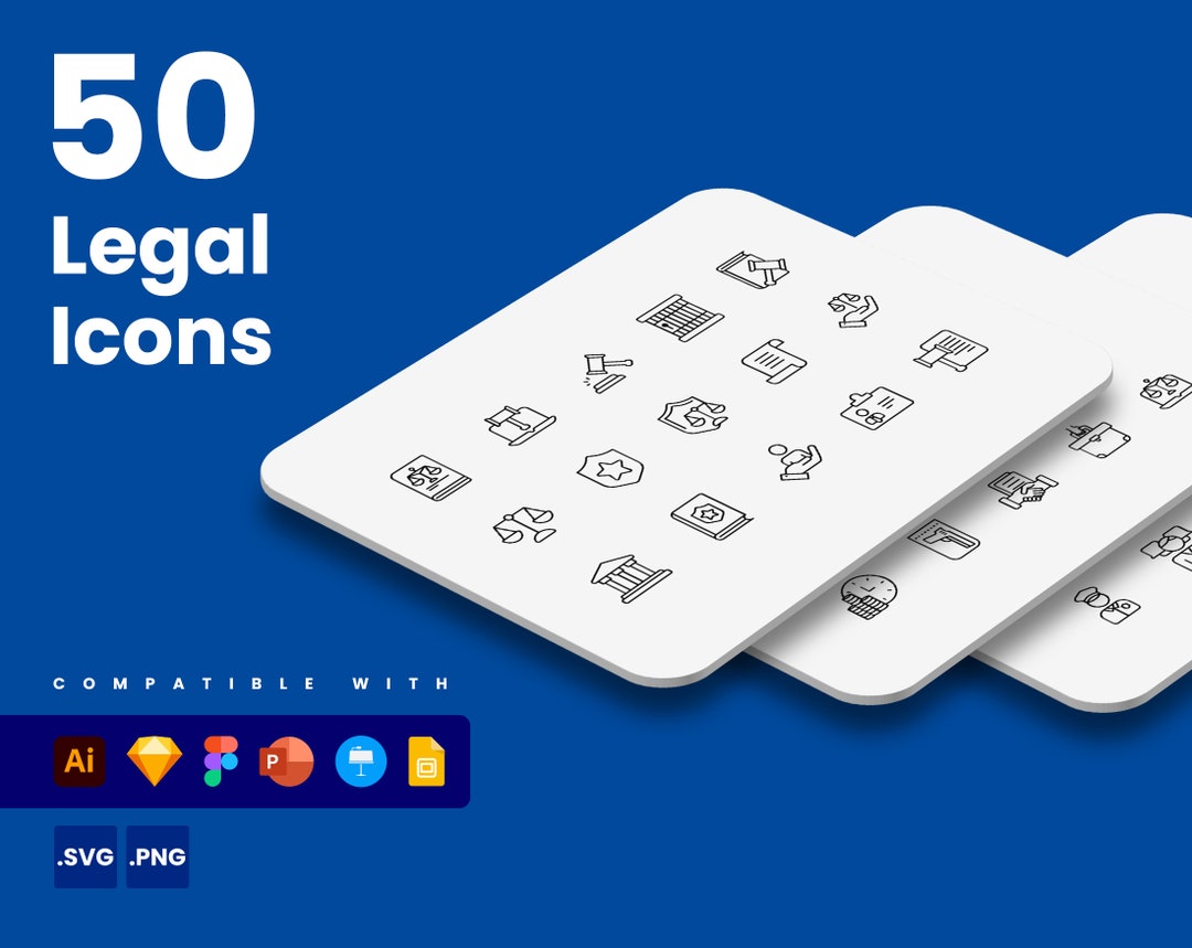 Legal Icons | Vector Icons for Powerpoint, Keynote, Illustrator, Google ...