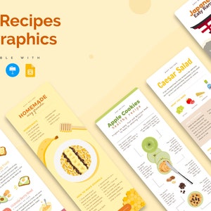 Easy Recipes Vertical Infographic Templates | Diagrams for Powerpoint ...